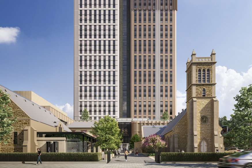 Adelaide student living tower approved on historic site | ArchitectureAu