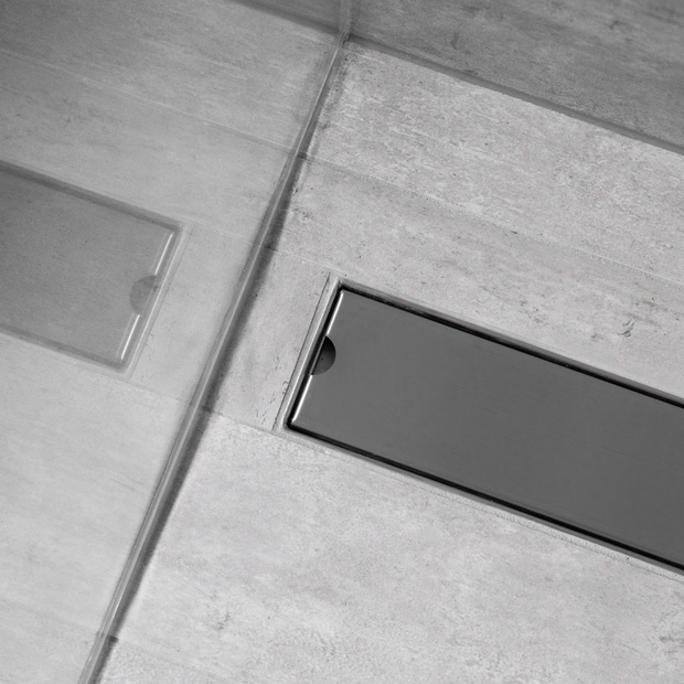Shower channels and grates from Veitch Stainless Steel | ArchitectureAu