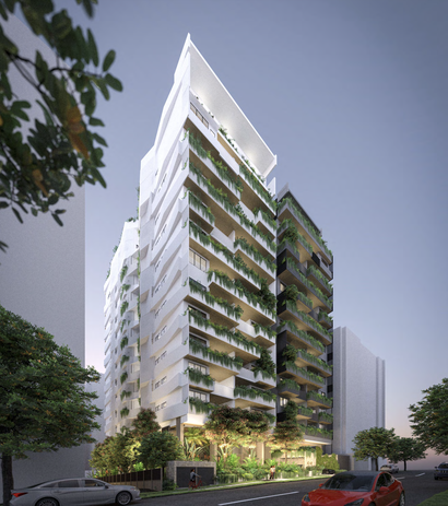 Flexible build-to-rent tower proposed for Brisbane | ArchitectureAU
