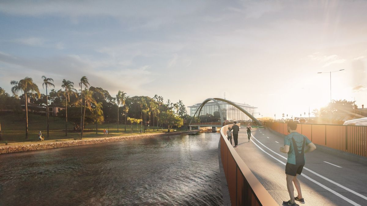 Another green bridge design finalized for Brisbane | ArchitectureAu