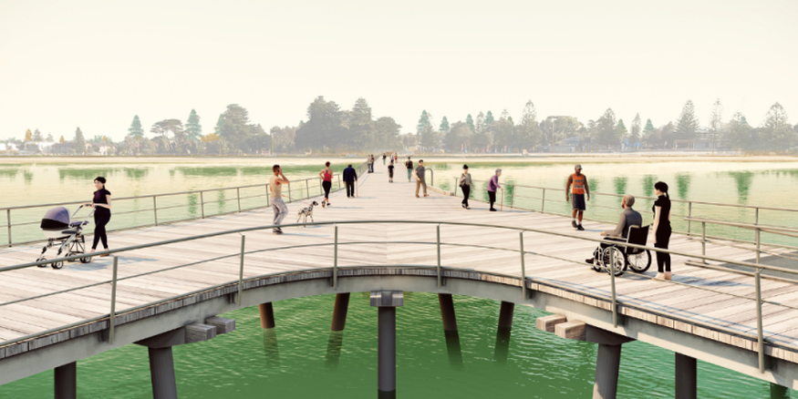 Designs released to upgrade aging Melbourne pier | ArchitectureAu