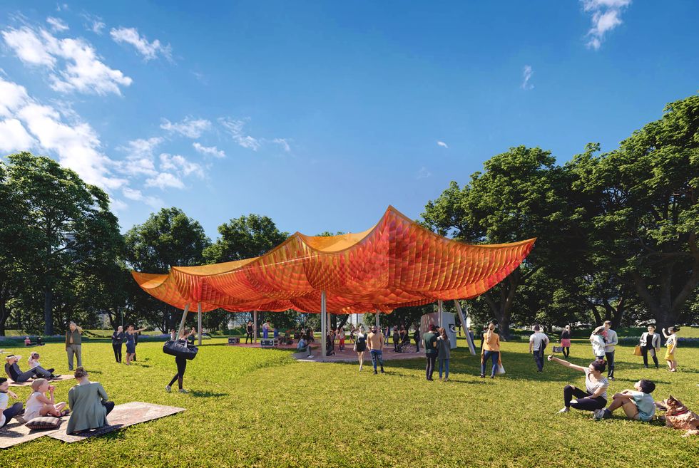 'Like being under a big tree': All Zone's MPavilion design released ...