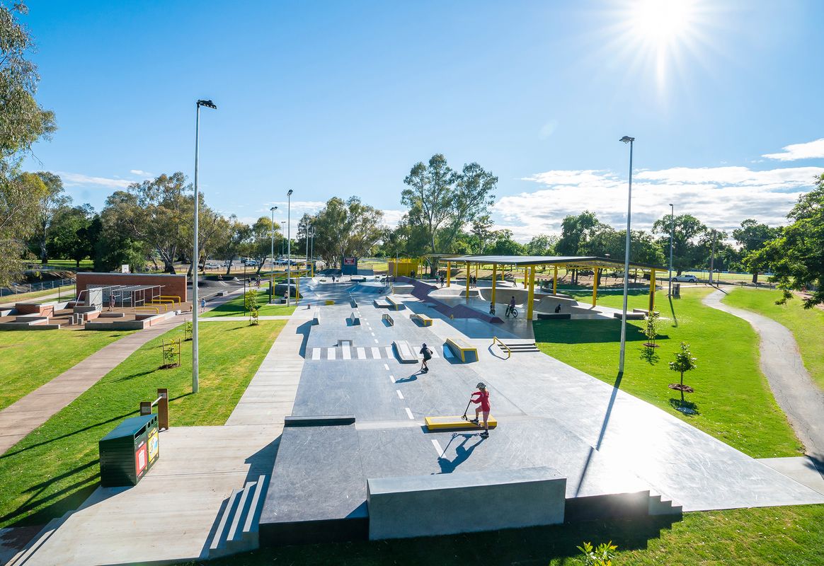 Albury Skatepark by Playce | ArchitectureAu