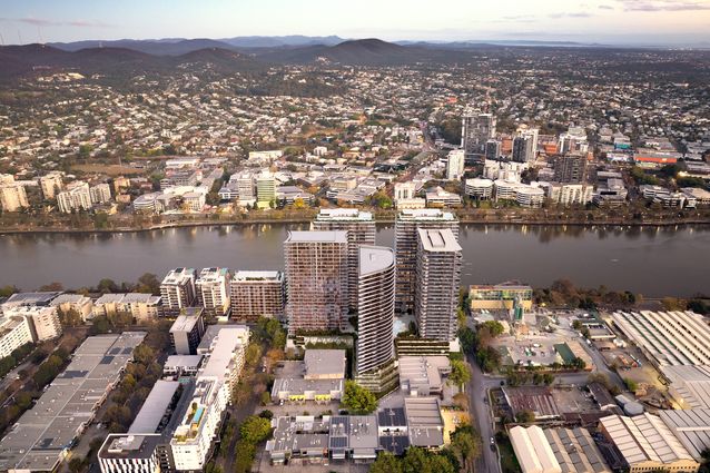 Proposal lodged for six-tower riverfront precinct at former industrial ...