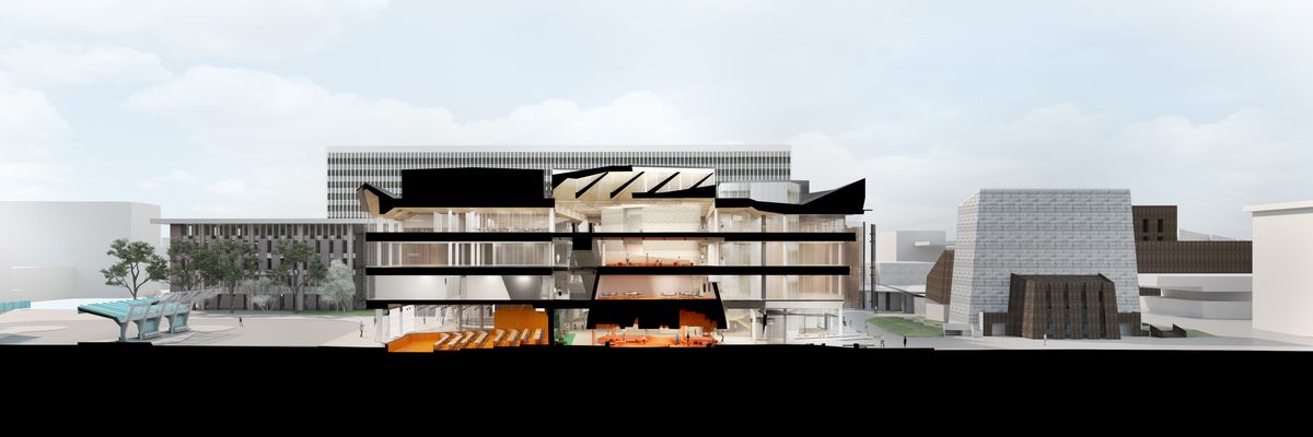 John Wardle Architects' 'gateway' building for Monash University ...