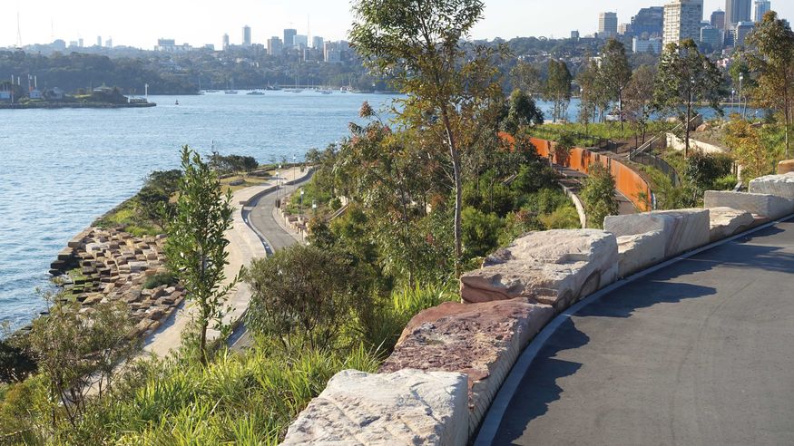 A naturalized landscape: Barangaroo Reserve | Landscape Australia