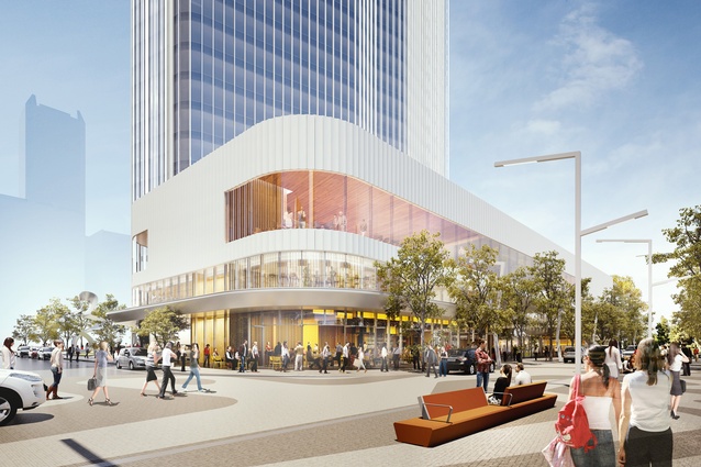 Hassell’s design for penultimate tower at Perth’s Elizabeth Quay ...