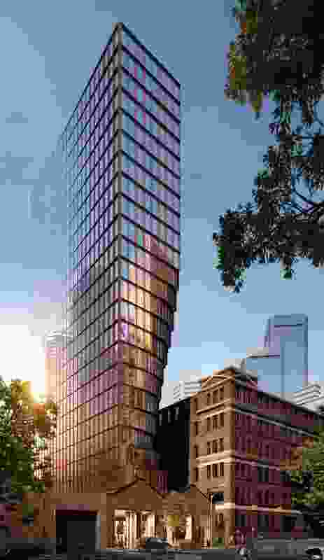 Hachem designs terracotta-hued tower for historic West Melbourne ...
