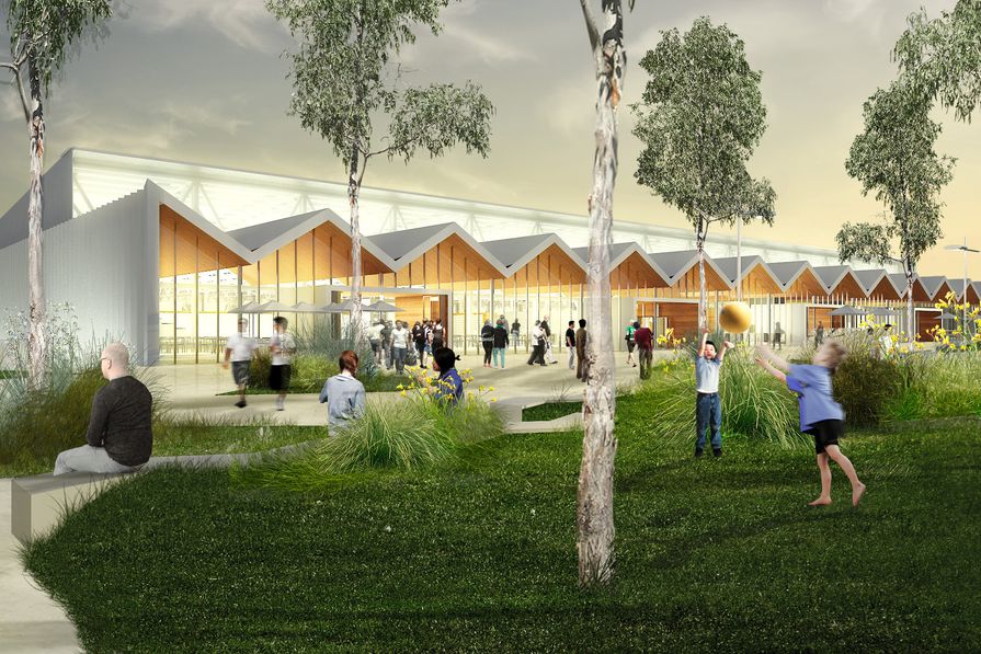 BVN designs Queensland State Netball Centre | ArchitectureAU