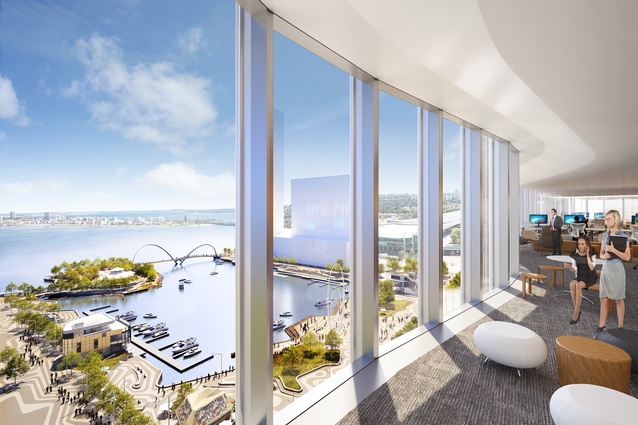 Hassell’s design for penultimate tower at Perth’s Elizabeth Quay ...