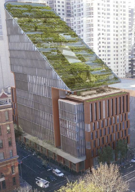 Wedge-shaped hotel proposed for central Sydney | ArchitectureAu
