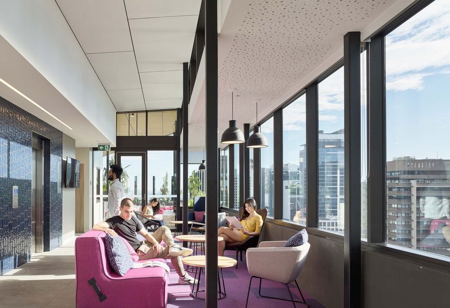 Student housing towers revive historic Brisbane arcade | ArchitectureAu