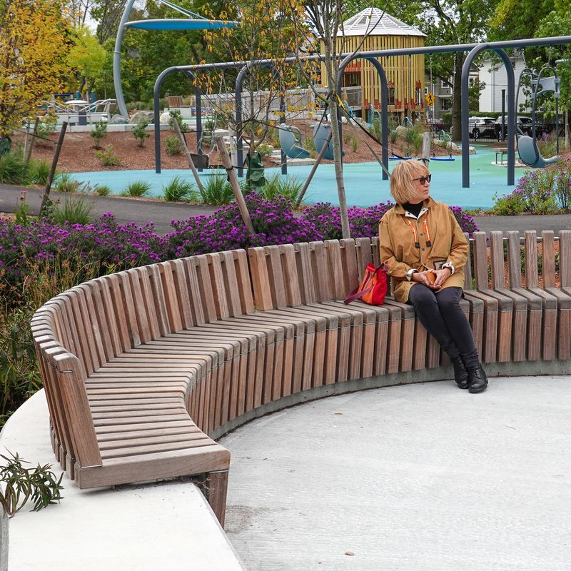 Solid Skirt Top seats and Block benches by Streetlife | ArchitectureAu