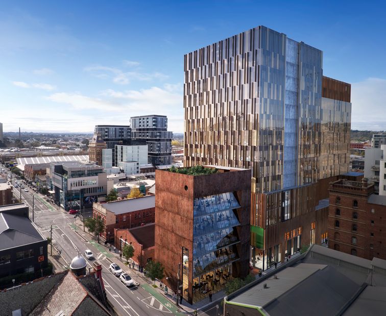 John Wardle Architects-designed 12-storey Collingwood office tower ...