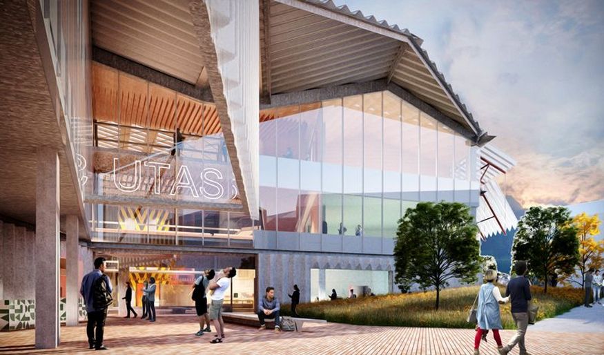 John Wardle Architects designs two industrial-inspired buildings for ...