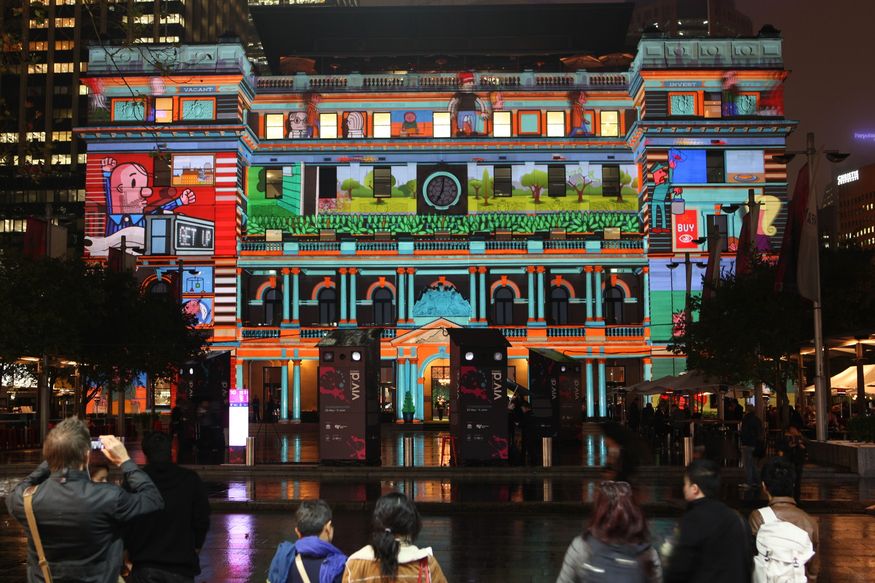 Vivid lights up the harbour city | ArchitectureAu