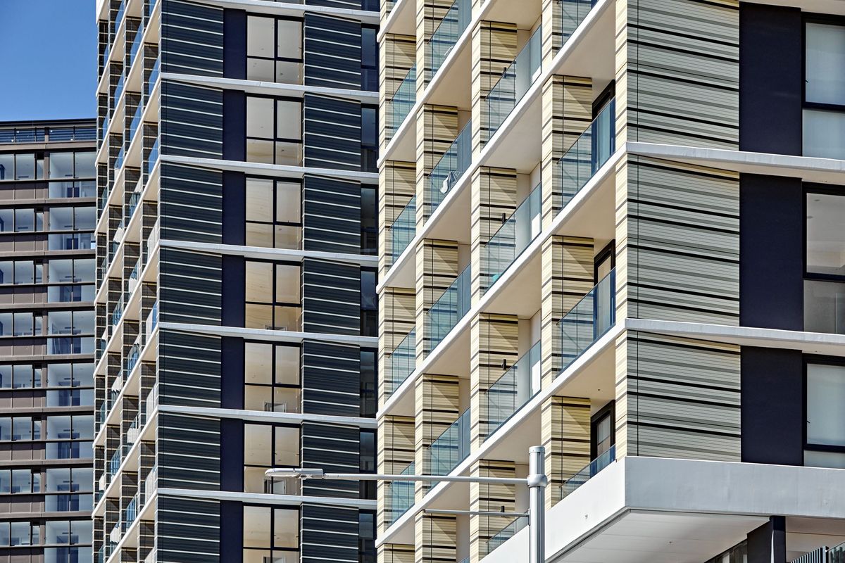 Vitradual non-combustible aluminium cladding by Fairvew | ArchitectureAu