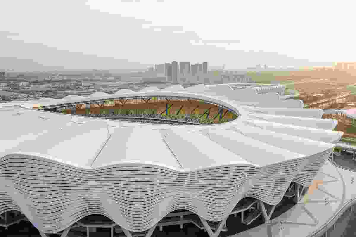 Xi'An Olympic Stadium by PTW Architects | ArchitectureAu