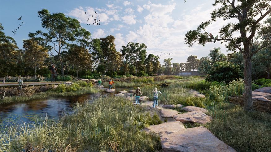 Transformation of former inner-Melbourne golf course to nature reserve ...