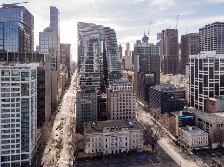 Impressive form-making: Collins Arch | ArchitectureAu