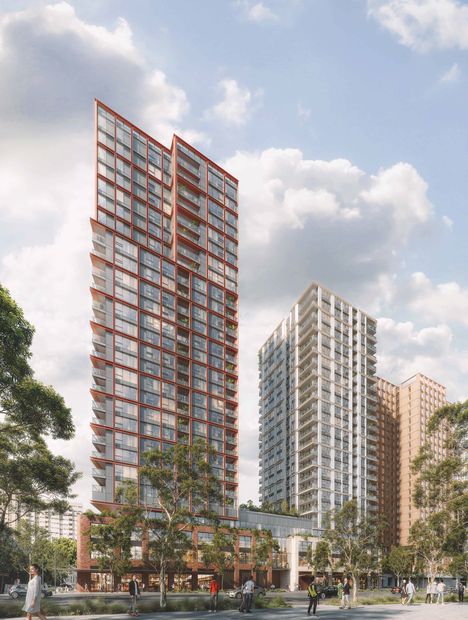 Over-station development at Waterloo Metro on exhibition with major ...