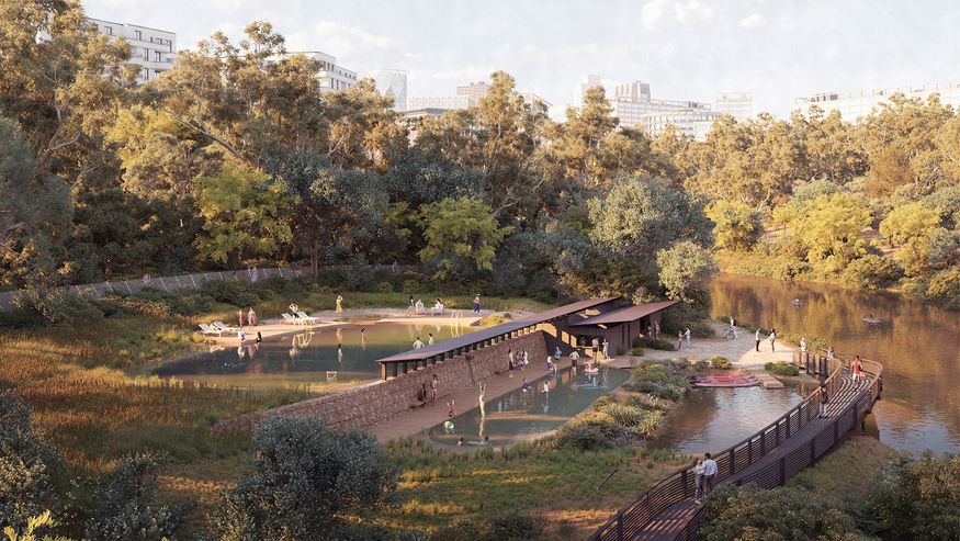 Taking the plunge: Designing urban swimming sites | Landscape Australia