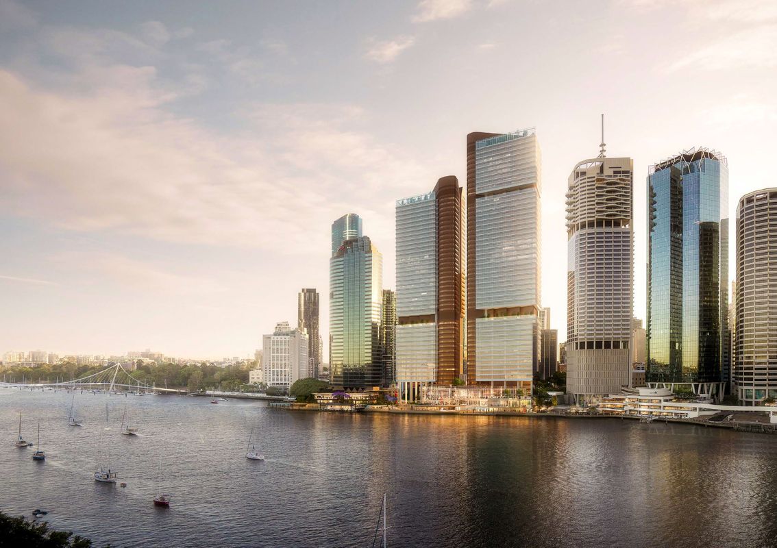 Two ‘city shaping’ towers for Brisbane's waterfront | ArchitectureAu