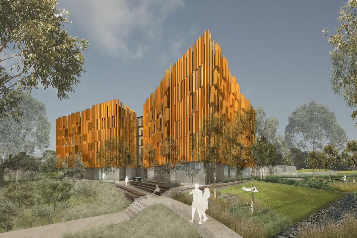 JCB completes CLT residential building for Monash University’s ...
