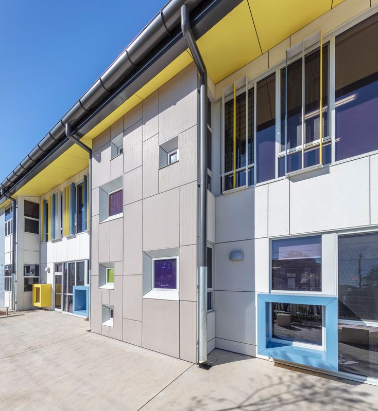 PTW Architects’ colourful Penrith Public School completed | ArchitectureAu