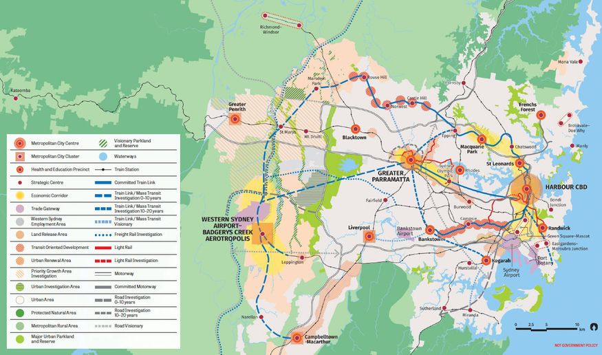 Transport, housing at heart of ‘three city’ plan for Sydney ...