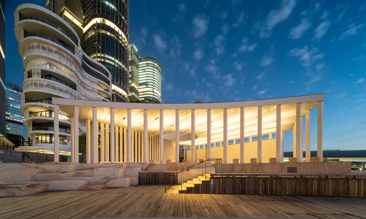 Long-awaited Pier Pavilion opens on Sydney Harbour | ArchitectureAu