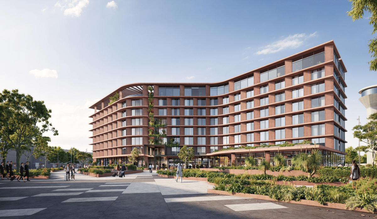 Perth Airport Central Hotel by DKO | ArchitectureAu