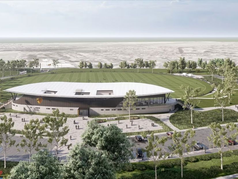 Construction begins on Hawthorn Football Club's new home base ...