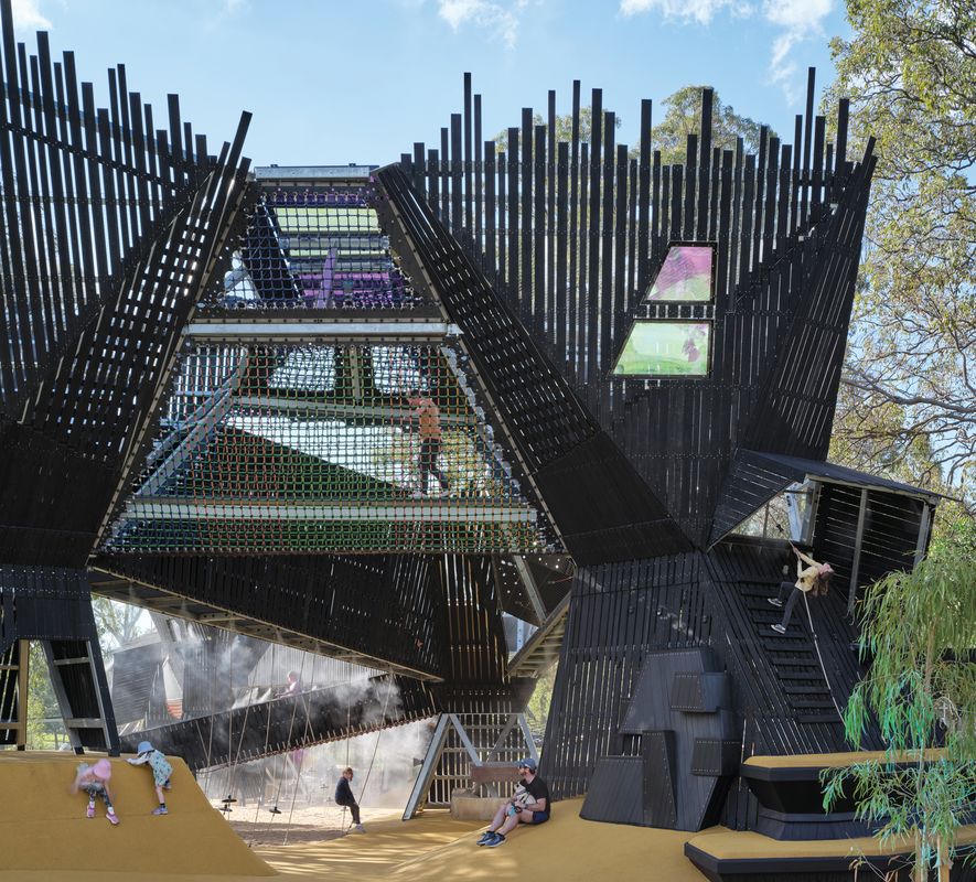 Bradbury Park Play Scape by Alcorn Middleton | ArchitectureAu