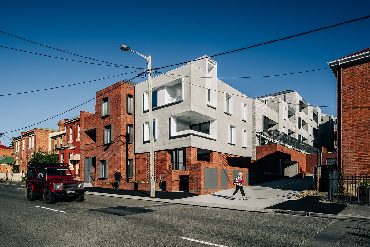 Cumulus Studio designs ‘cluster’ of social housing units for Hobart ...