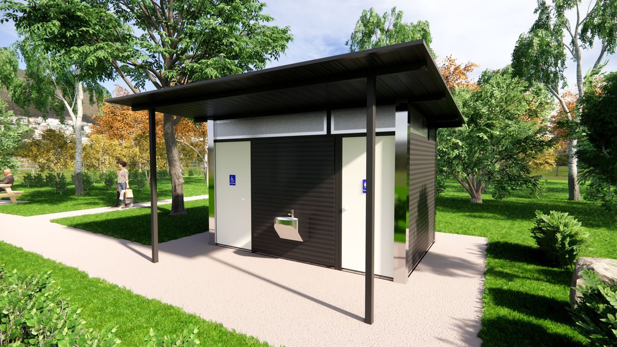 Eureka modular restroom by Landmark Products | ArchitectureAu