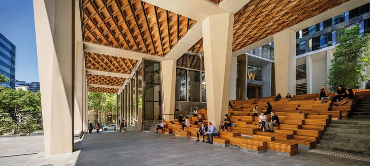 Impressive form-making: Collins Arch | ArchitectureAu