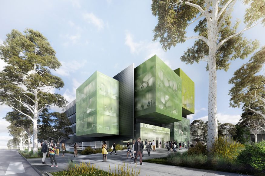 Monash University’s Biomedical building takes shape | ArchitectureAu