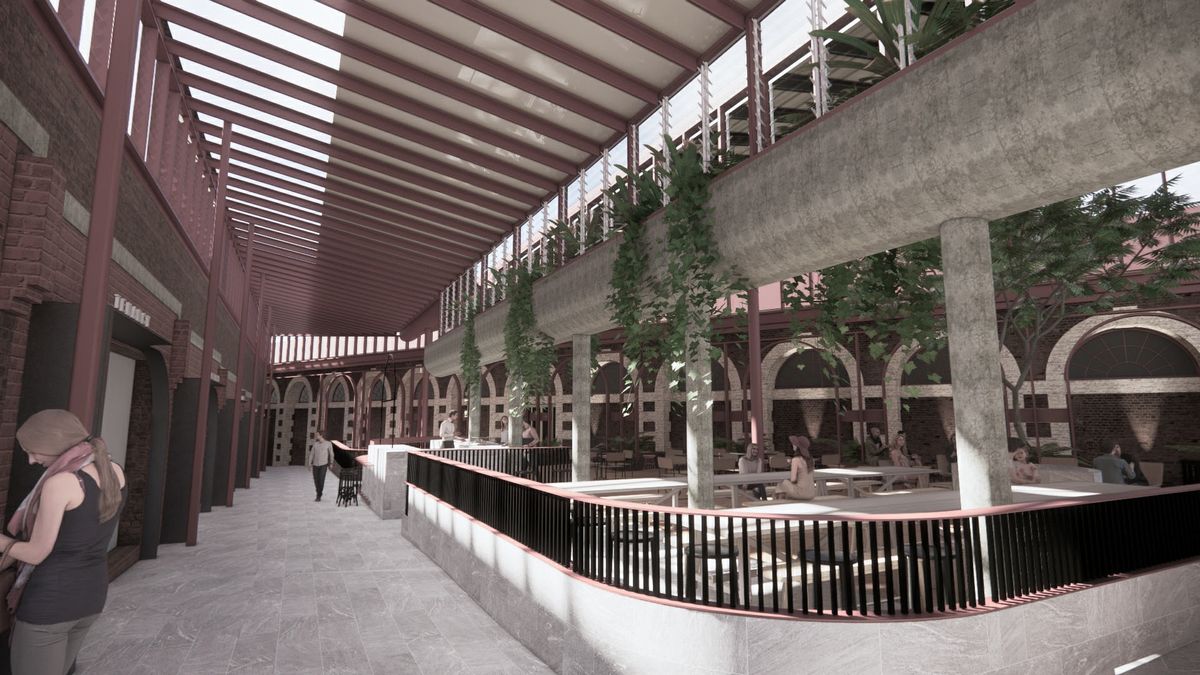 New food hall for Melbourne’s Queen Victoria Market | ArchitectureAu