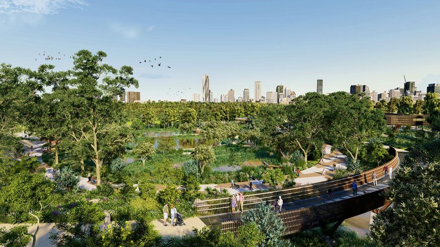 New masterplan for Brisbane's Victoria Park | ArchitectureAu