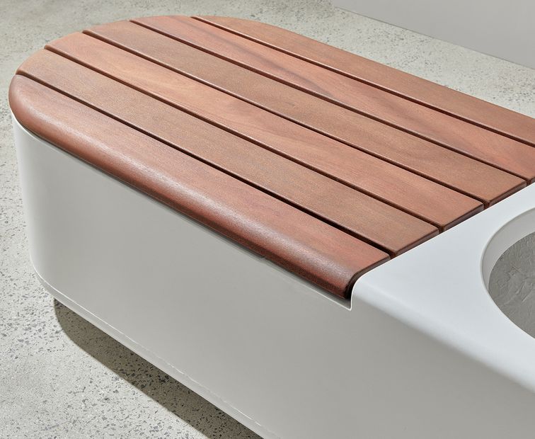 Glass-fibre reinforced concrete products by Quatro Design | ArchitectureAu