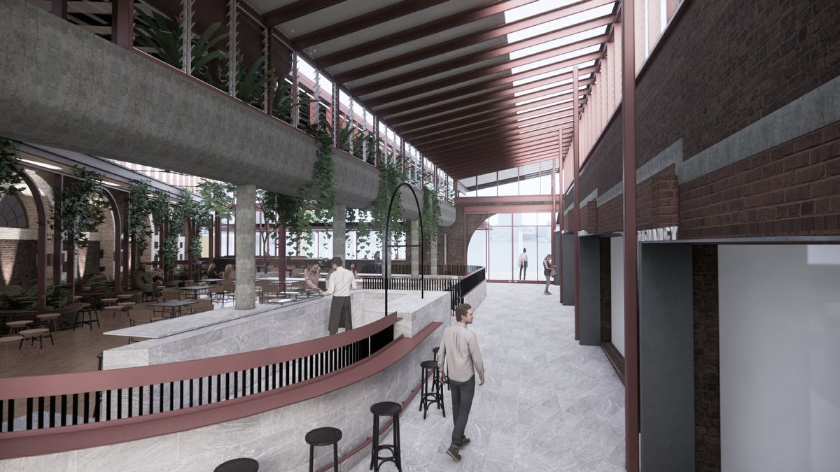 New food hall for Melbourne’s Queen Victoria Market | ArchitectureAu