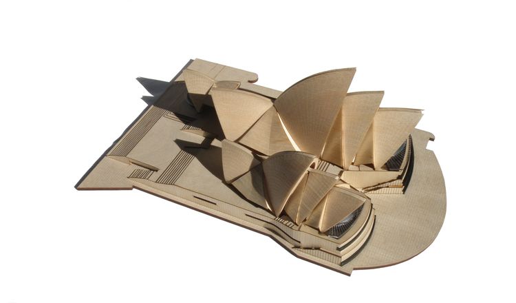 Model architecture: Sydney Opera House model kit | ArchitectureAu