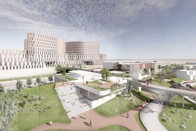 New vertical car park at Adelaide hospital to enhance park surrounds ...