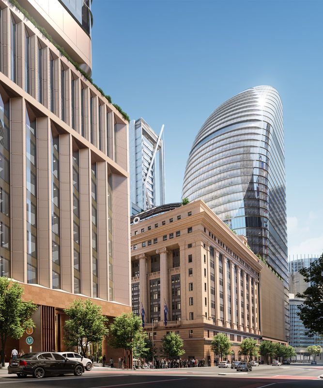 ‘Once in a generation’ Martin Place two-tower development underway | ArchitectureAu