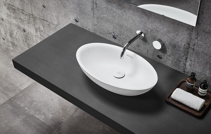 Rogerseller brings stone and recycled marble Claybrook bathware to ...
