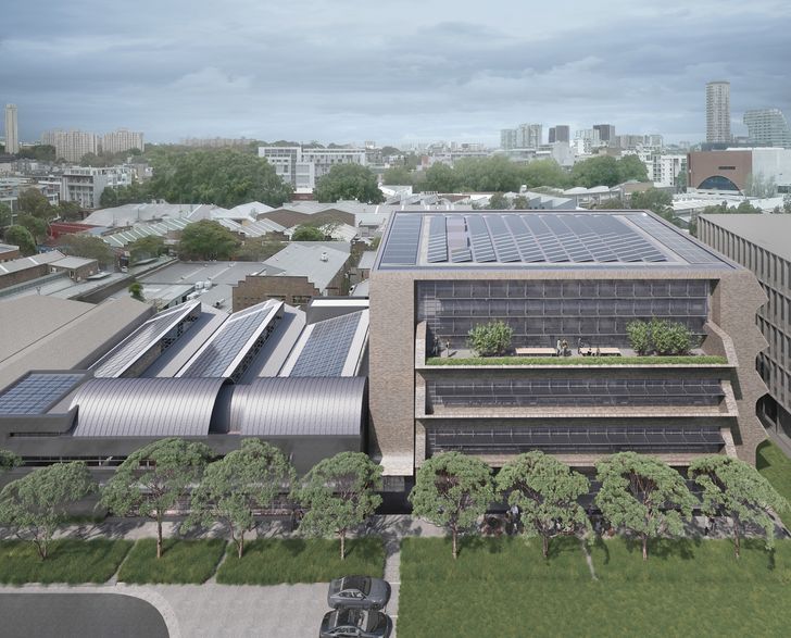 Smart Design Studio’s next curved brick office building | ArchitectureAu