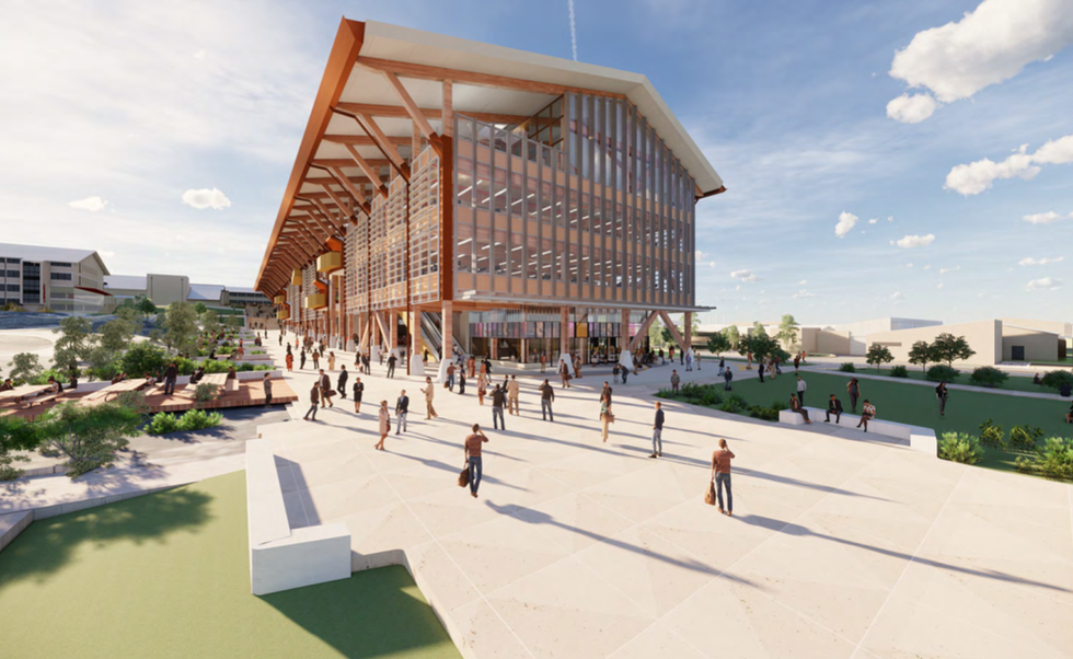 Robotic technology pilot underway on timber building for Perth ...