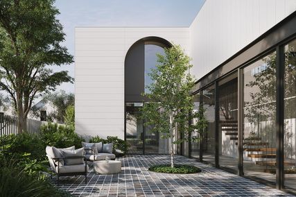 Nineline Flute architectural wall cladding from Stratco | ArchitectureAu