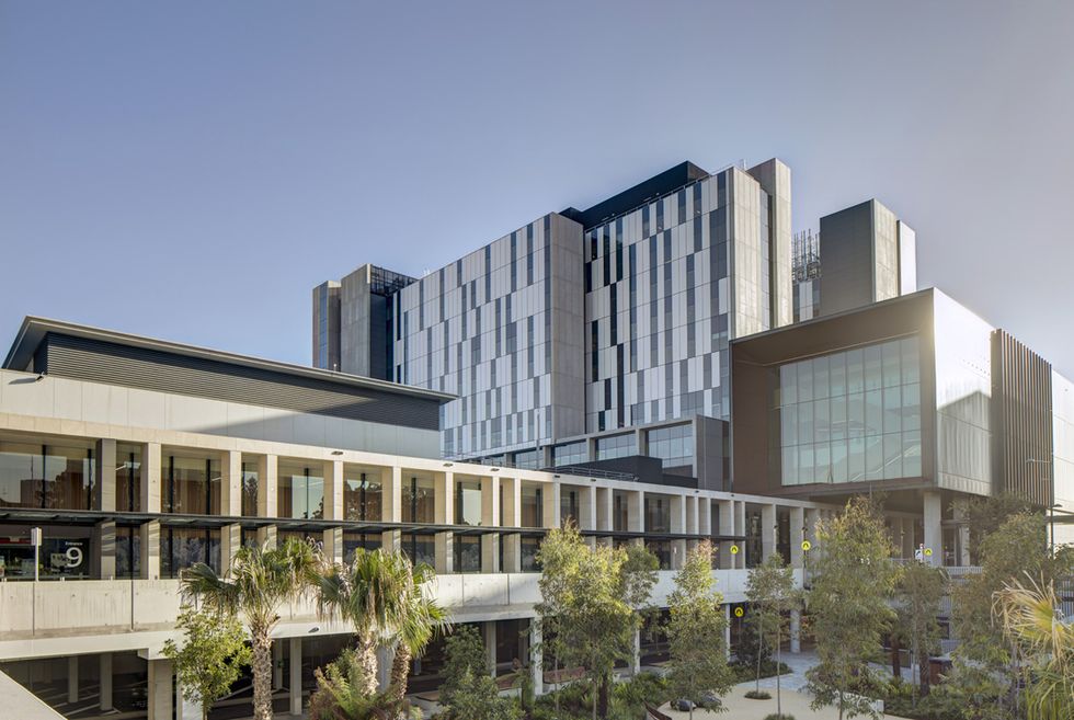 Major hospital building completed in western Sydney | ArchitectureAu